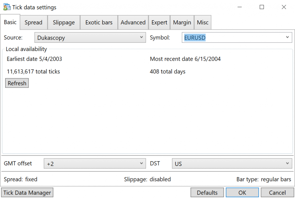 Tick Data Suite